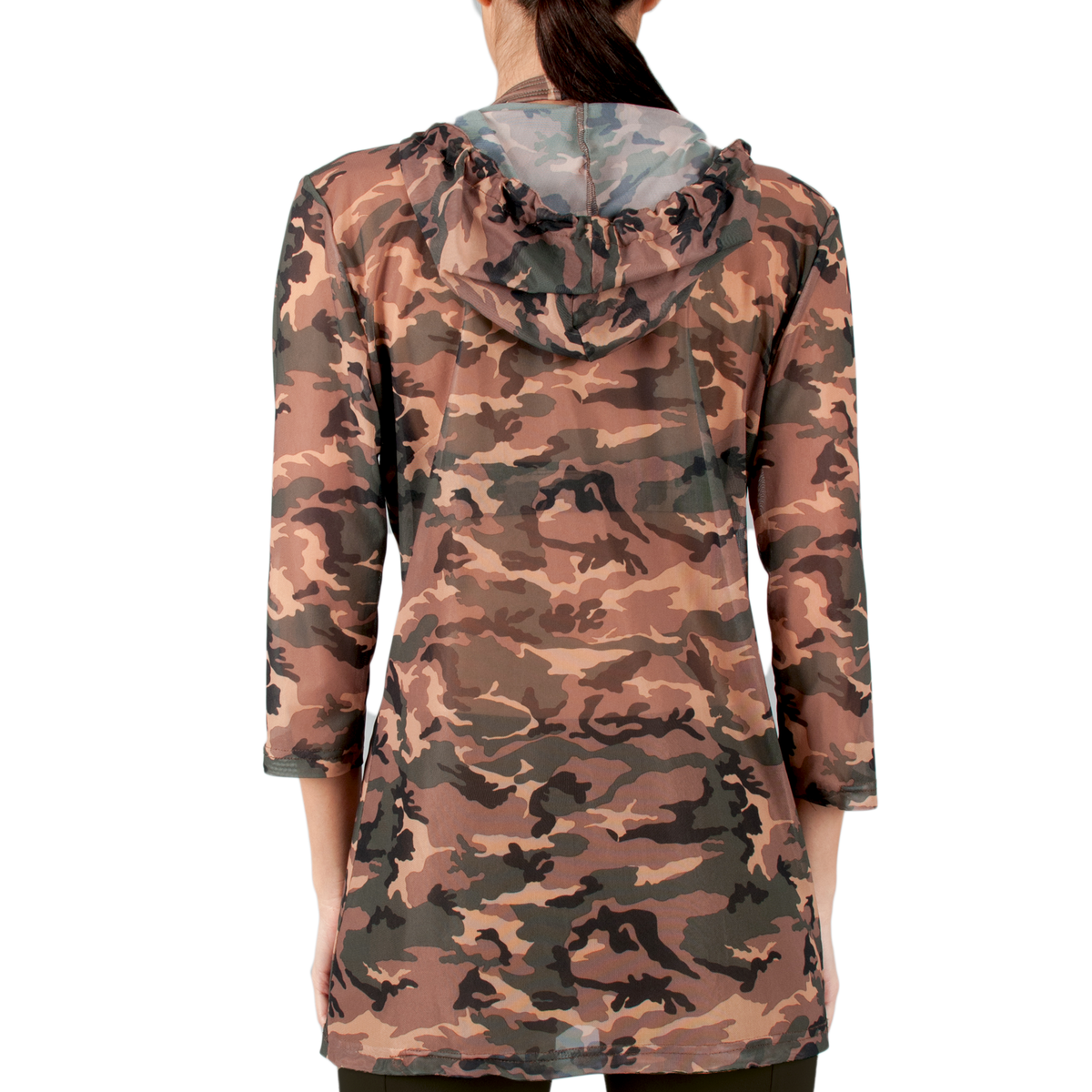 Inspired Activewear | Gym Coverup Stretch Camouflage Mesh | Gym Girl